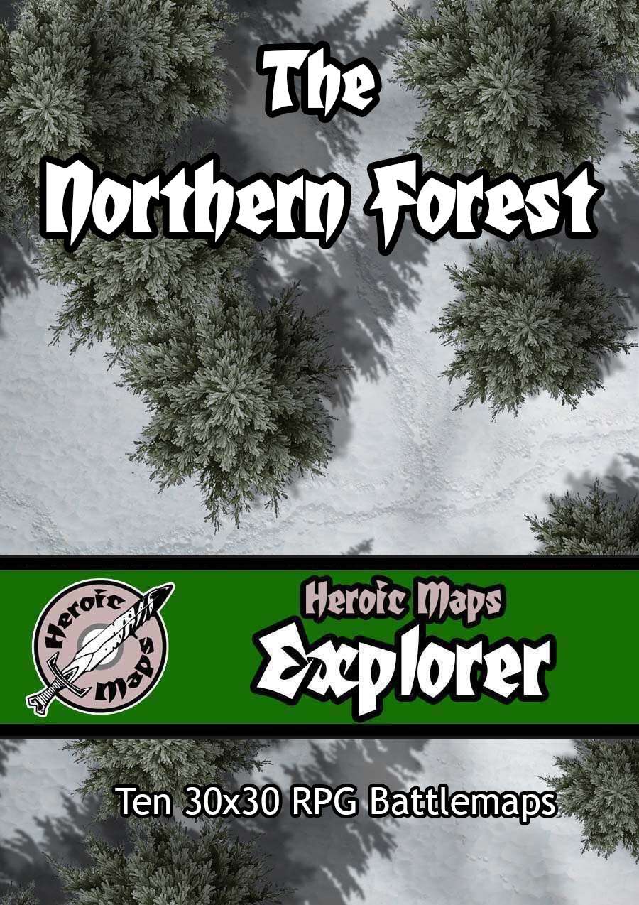 Heroic Maps - Explorer: The Northern Forest - Heroic Maps | Wilderness ...