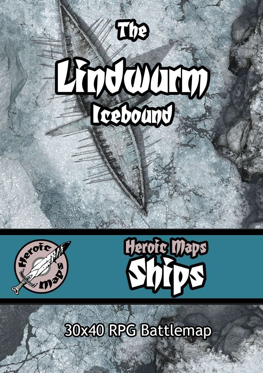 Heroic Maps - Ships: The Lindwurm - Icebound - Heroic Maps | Wilderness ...