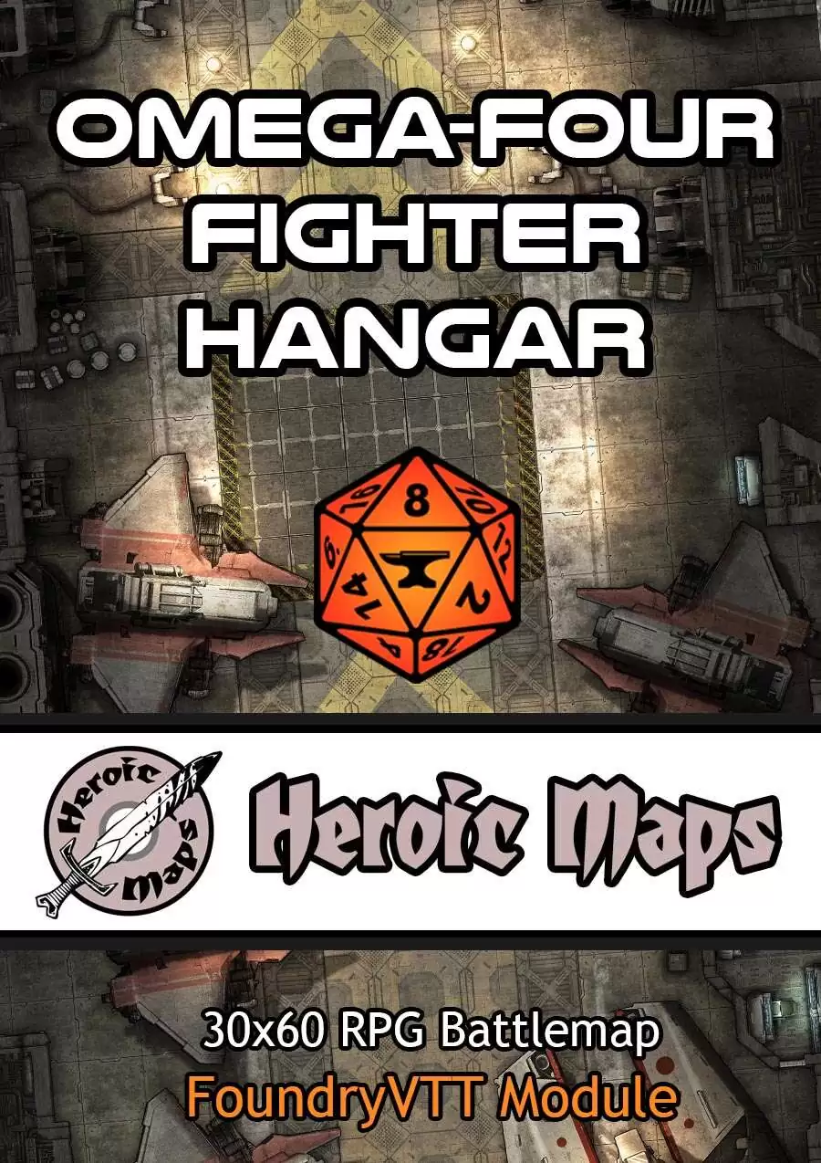 Heroic Maps - Omega Four Fighter Hangar Foundry VTT Module - Heroic ...