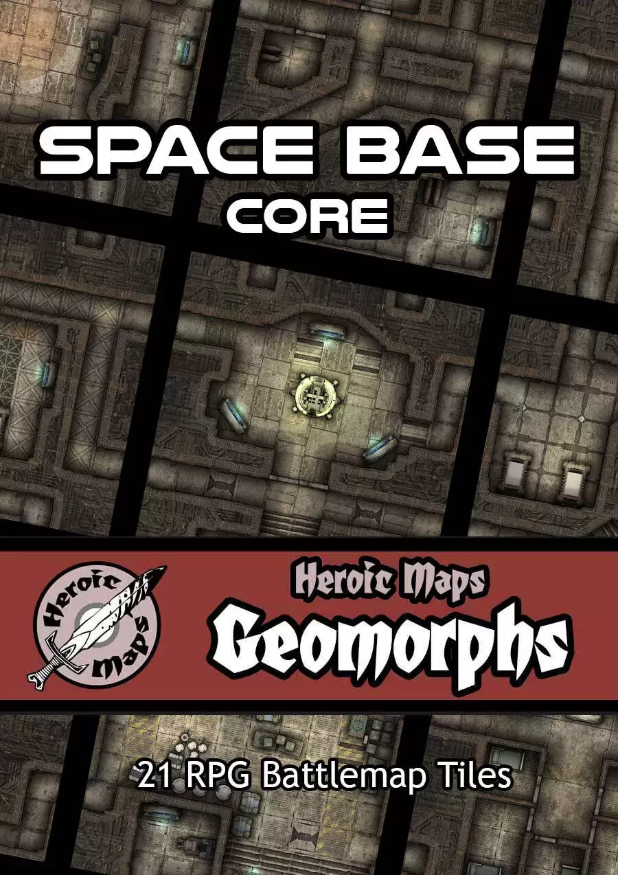 Heroic Maps - Geomorphs: Space Base Core - Heroic Maps | Geomorphs ...