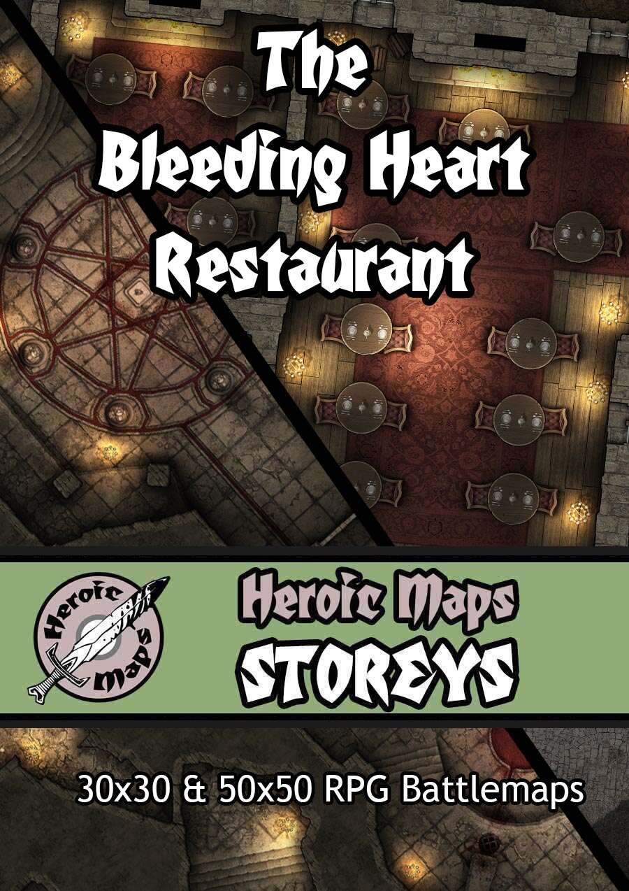 Heroic Maps - Storeys: The Bleeding Heart Restaurant - Heroic Maps ...