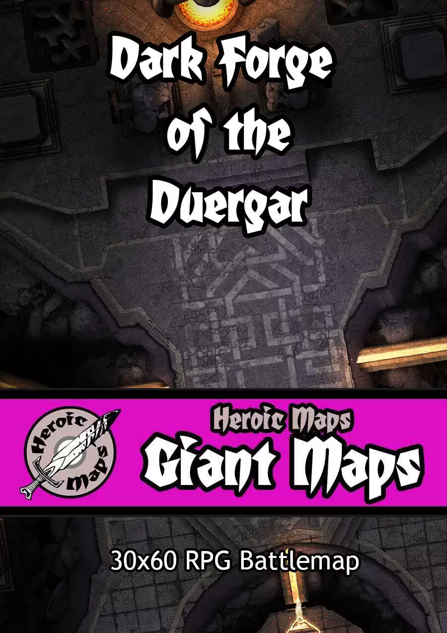 Heroic Maps - Dark Forge of the Duergar - Heroic Maps | Buildings ...