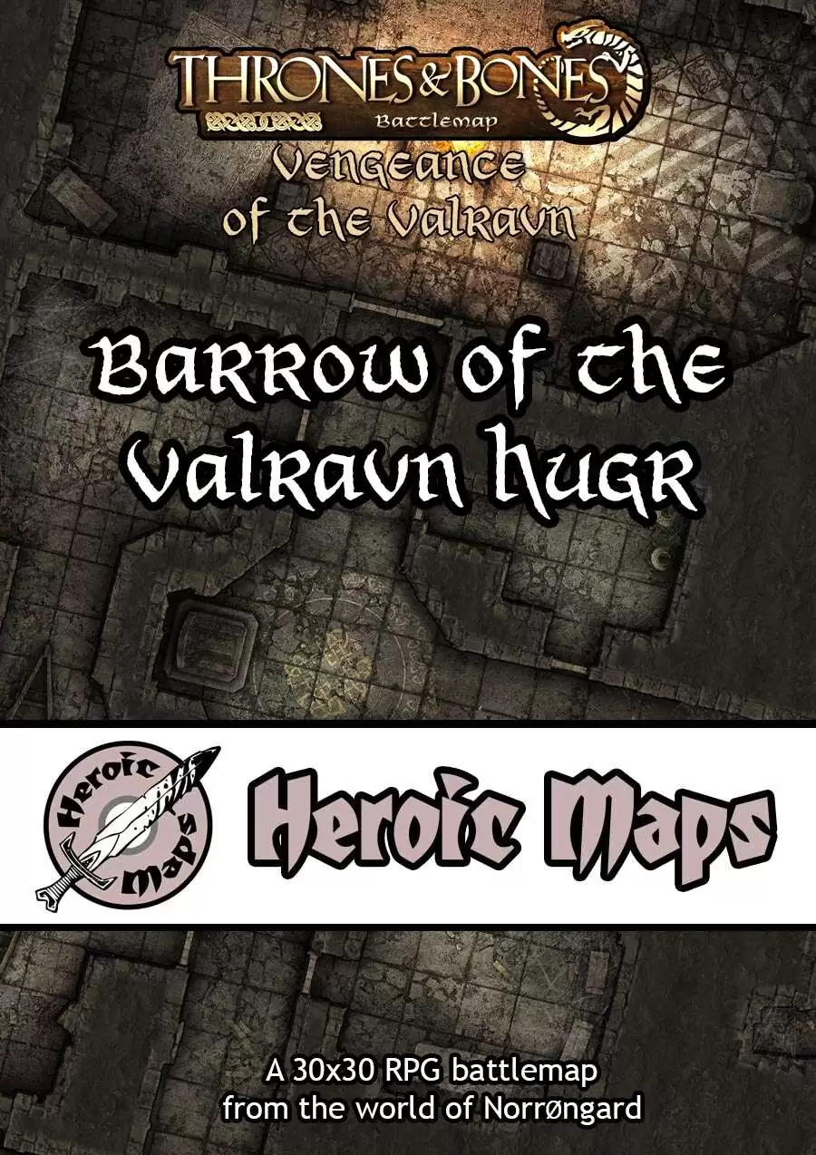 Heroic Maps - Norrøngard: Barrow of the Valravn Hugr - Heroic Maps ...