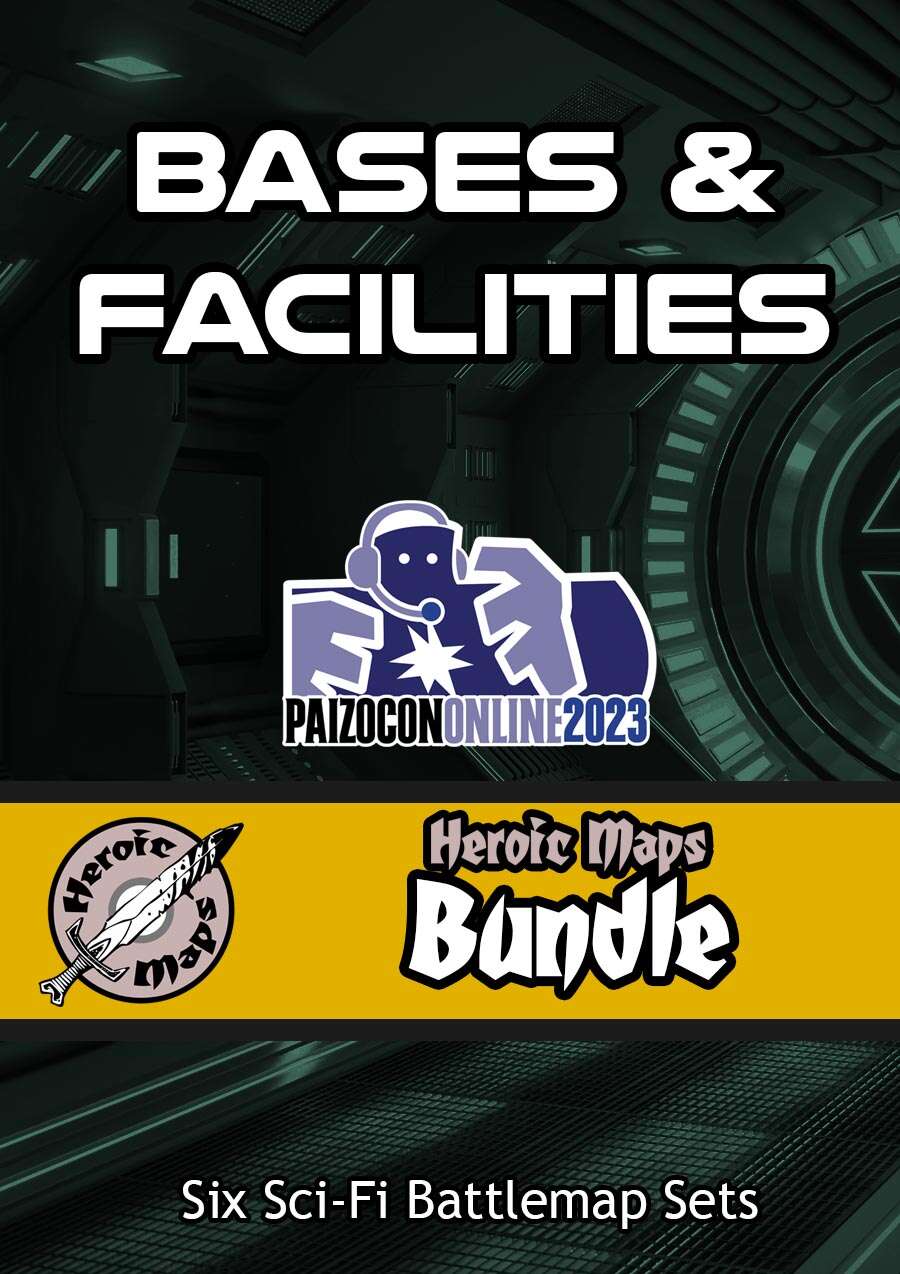 Heroic Maps - PaizoCon Bases & Facilities [BUNDLE] - Heroic Maps | Sci ...