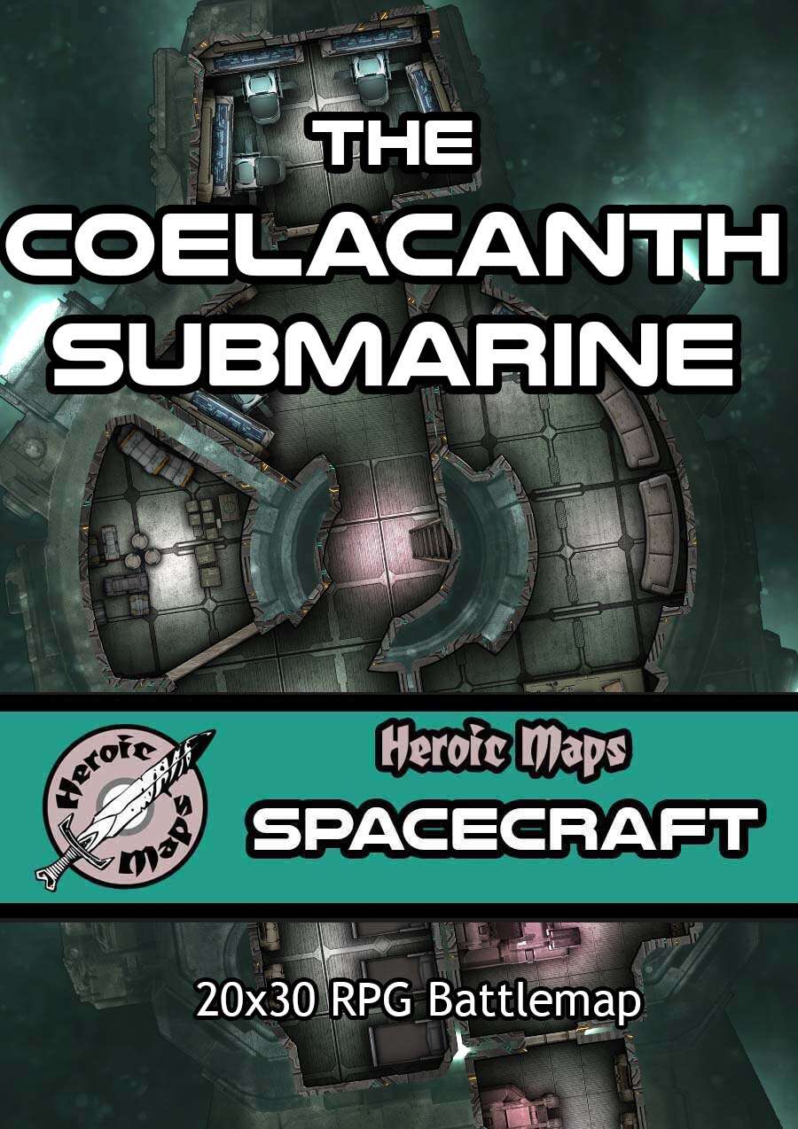 Heroic Maps - Spacecraft: The Coelacanth Submarine - Heroic Maps ...