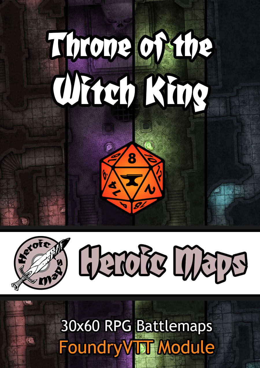 Heroic Maps - Throne of the Witch King Foundry VTT Module - Heroic Maps ...