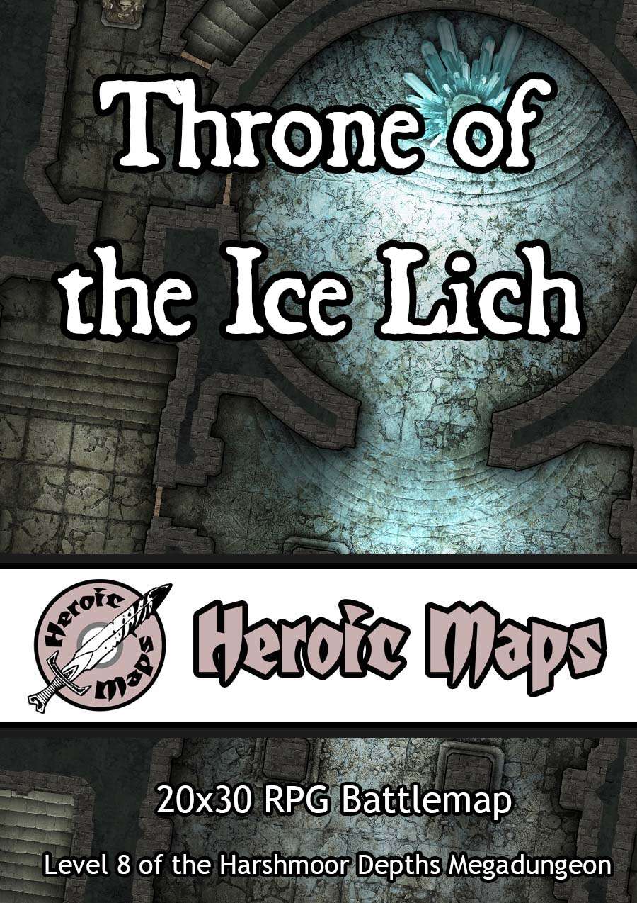Heroic Maps - Throne of the Ice Lich - Heroic Maps | Caverns & Tunnels ...