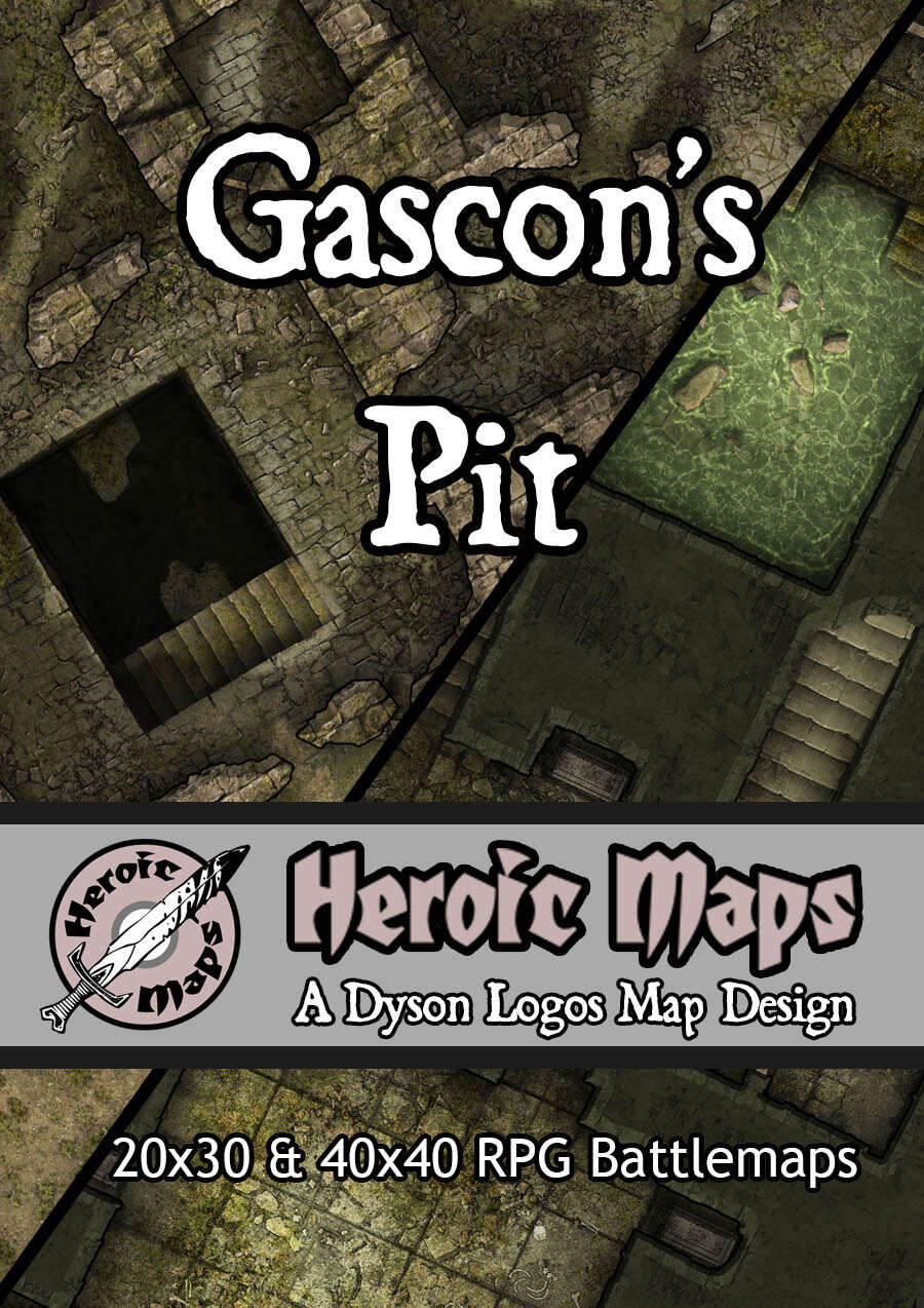 Heroic Maps - Gascon's Pit - Heroic Maps | Caverns & Tunnels | Dungeons ...