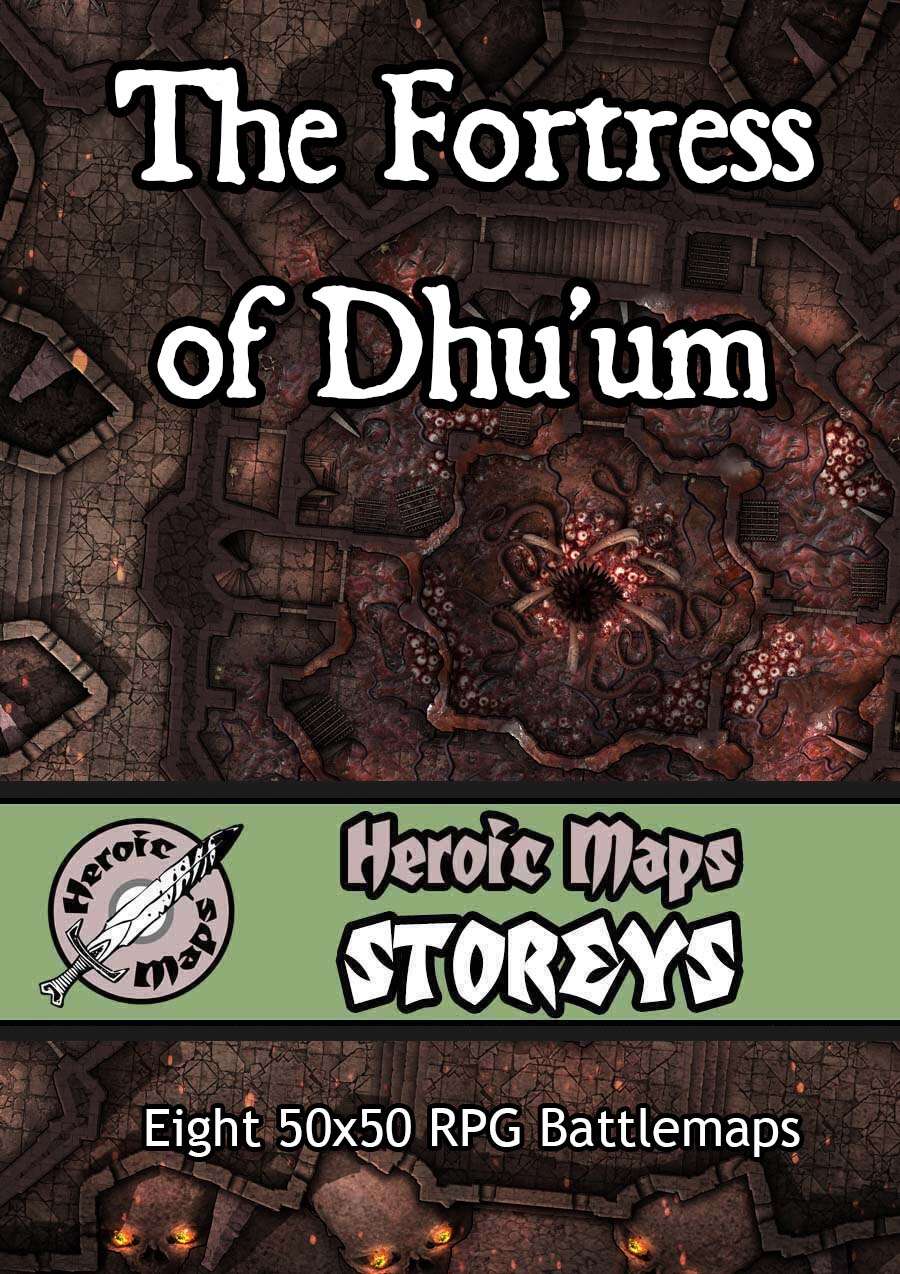 Heroic Maps - Storeys: The Fortress of Dhu'um - Heroic Maps | Caverns ...