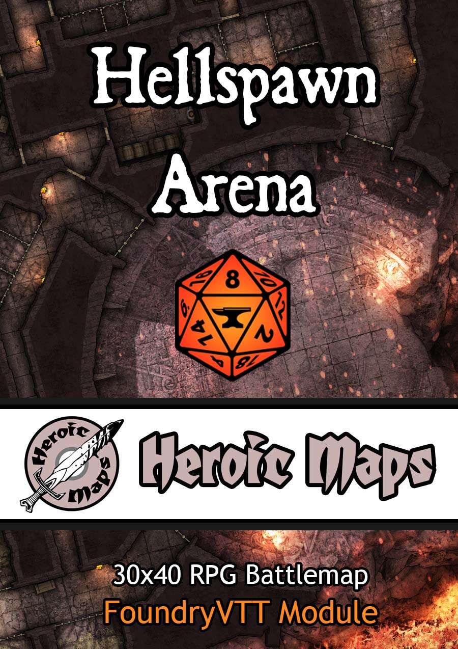 Heroic Maps - Hellspawn Arena Foundry VTT Module - Heroic Maps ...