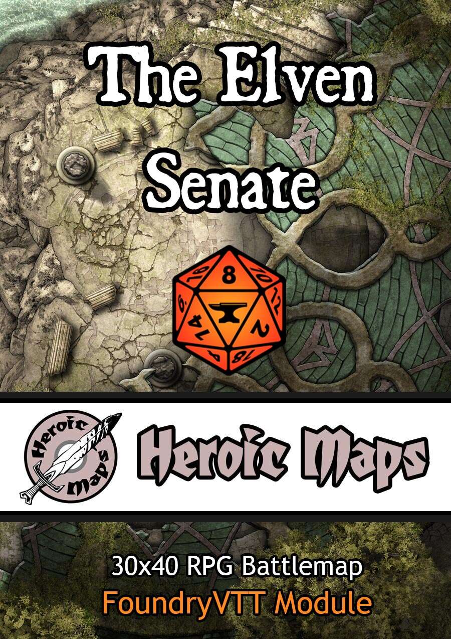 Heroic Maps - The Elven Senate Foundry VTT Module - Heroic Maps | Ruins ...