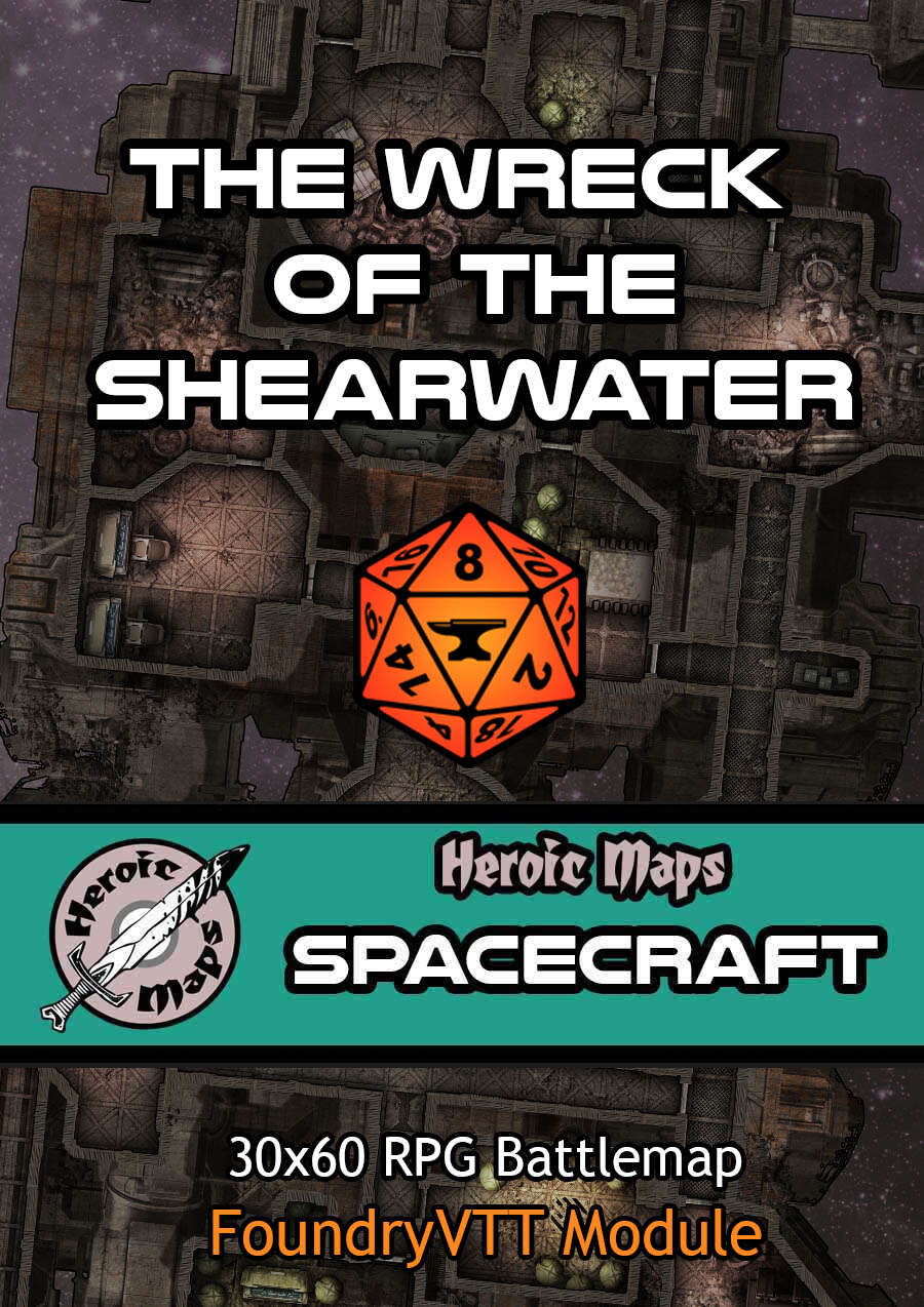 Heroic Maps - Spacecraft: The Wreck of the Shearwater Foundry VTT ...