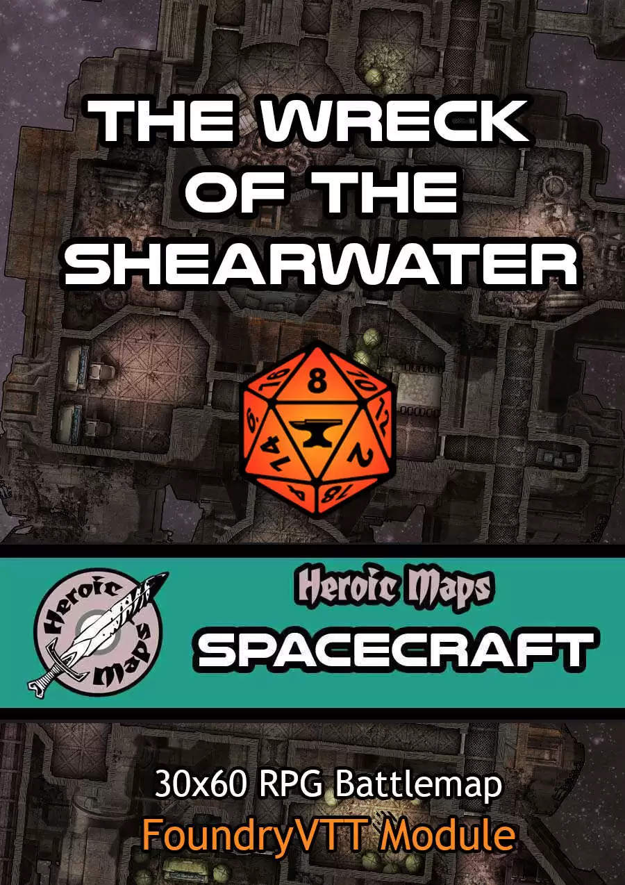 Heroic Maps - Spacecraft: The Wreck of the Shearwater Foundry VTT ...