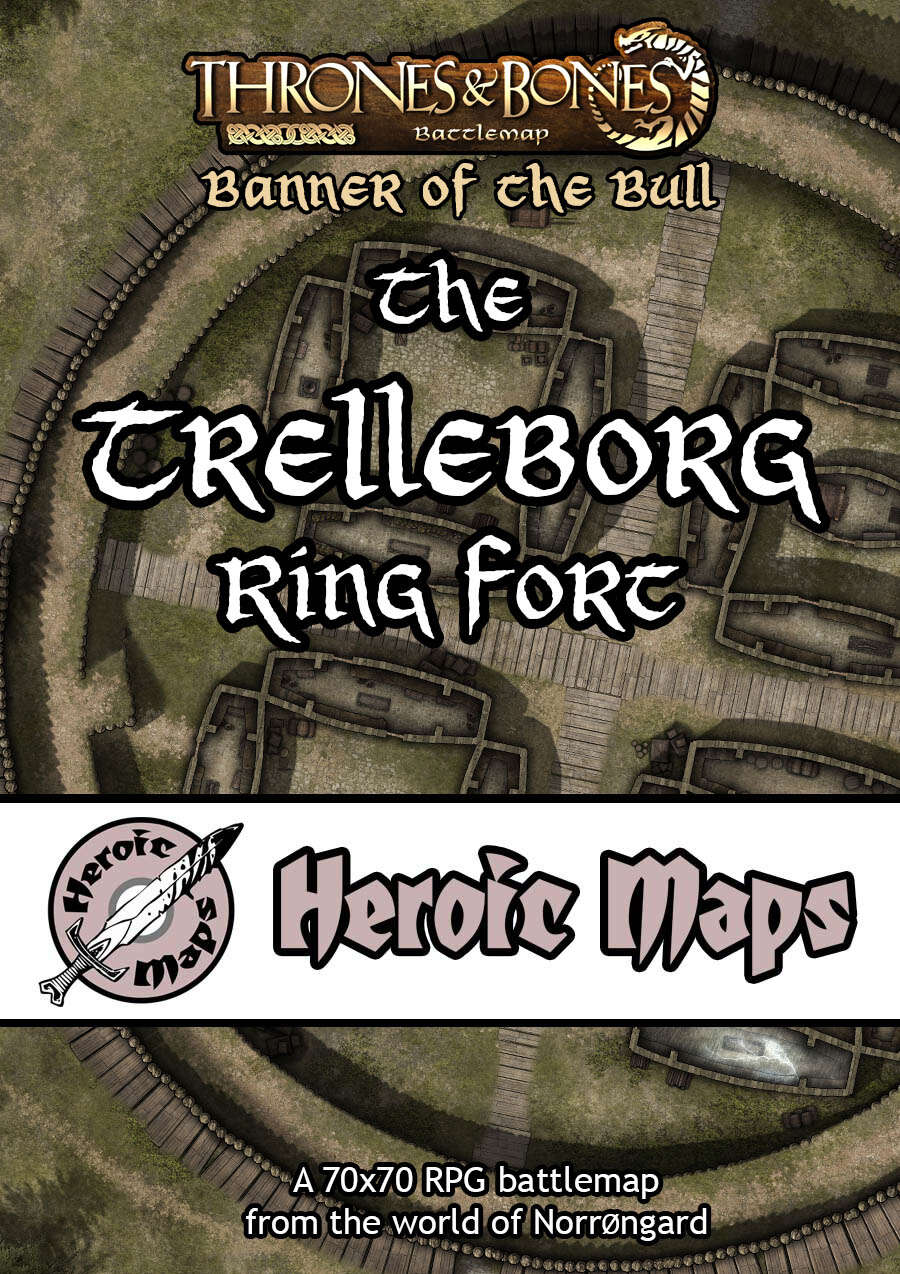 Heroic Maps - Norrøngard: The Trelleborg Ring Fort - Heroic Maps ...