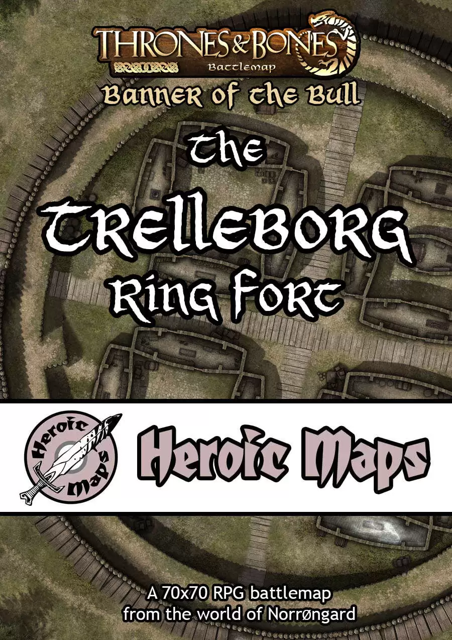 Heroic Maps - Norrøngard: The Trelleborg Ring Fort - Heroic Maps ...