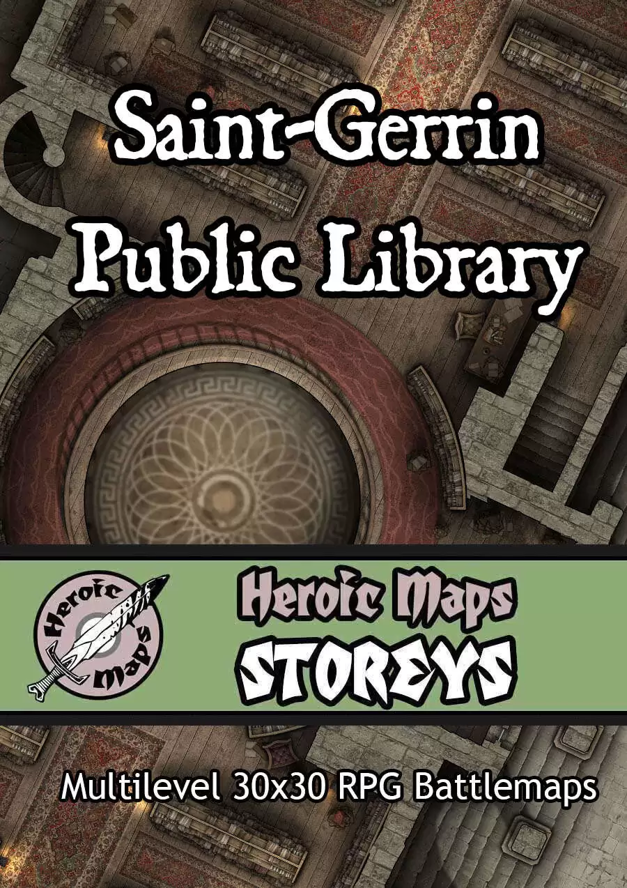 Heroic Maps - Storeys: Saint-Gerrin Public Library - Heroic Maps ...