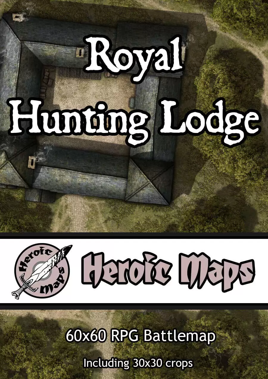 Heroic Maps - Giant Maps: Royal Hunting Lodge - Heroic Maps | Buildings ...