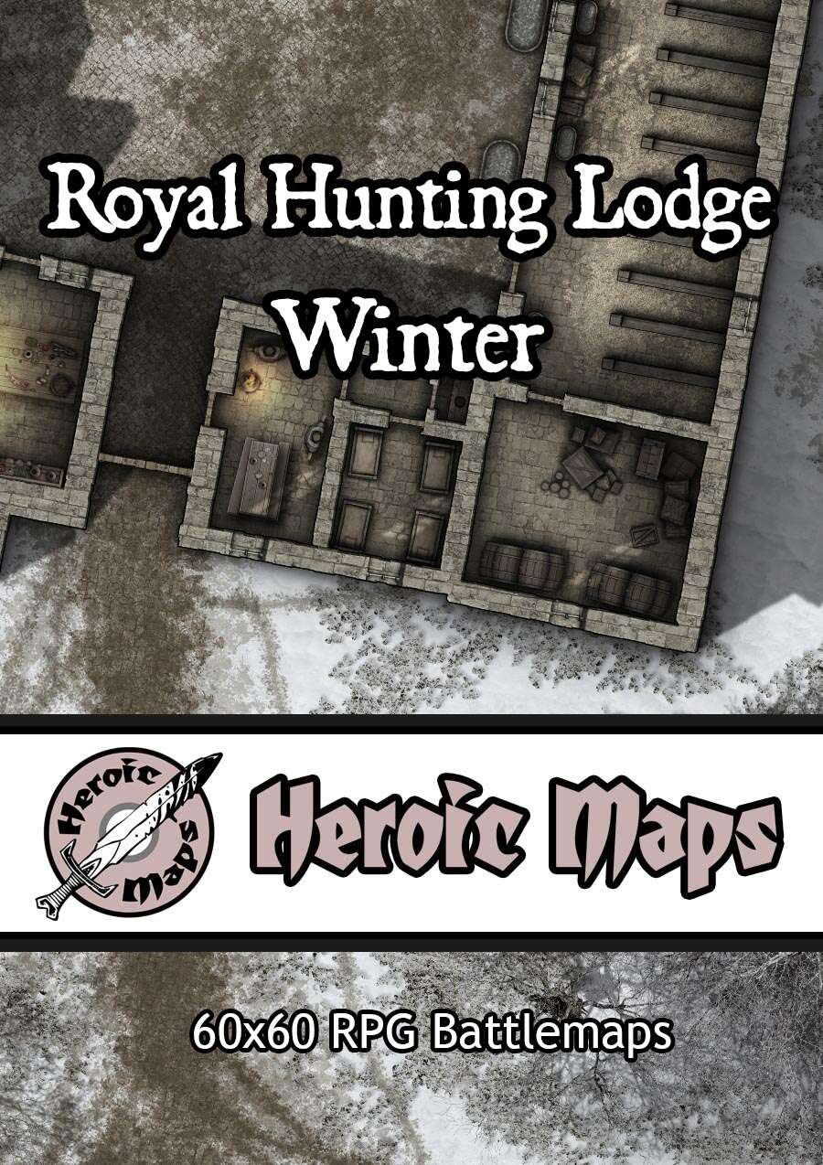 Heroic Maps - Giant Maps: Royal Hunting Lodge Winter - Heroic Maps ...