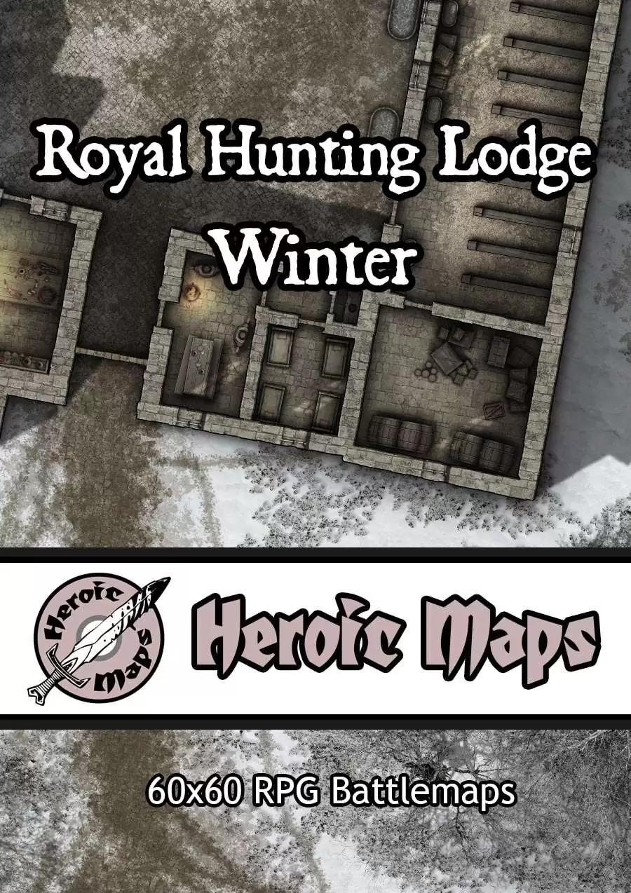 Heroic Maps - Giant Maps: Royal Hunting Lodge Winter - Heroic Maps ...