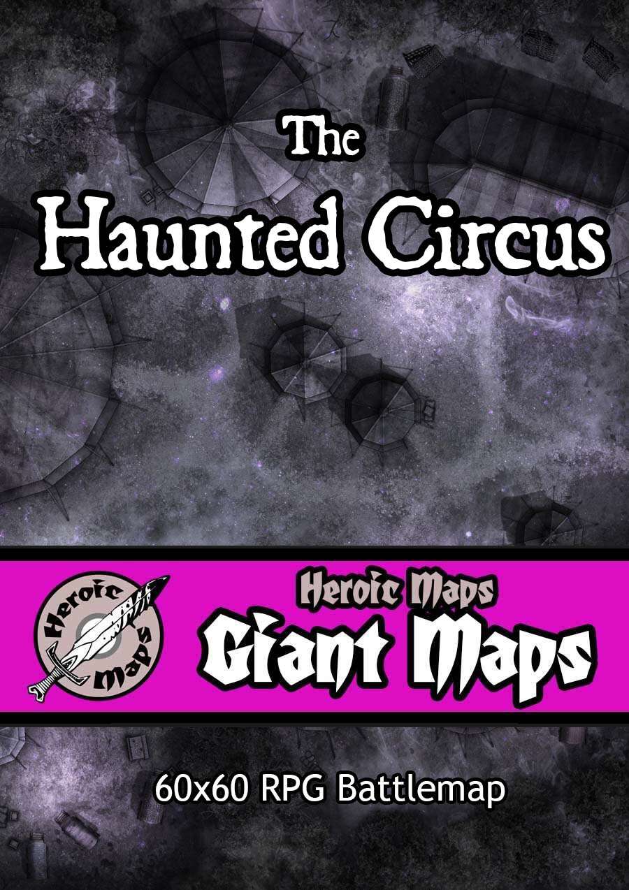 Heroic Maps - Giant Maps: The Haunted Circus - Heroic Maps | Buildings ...