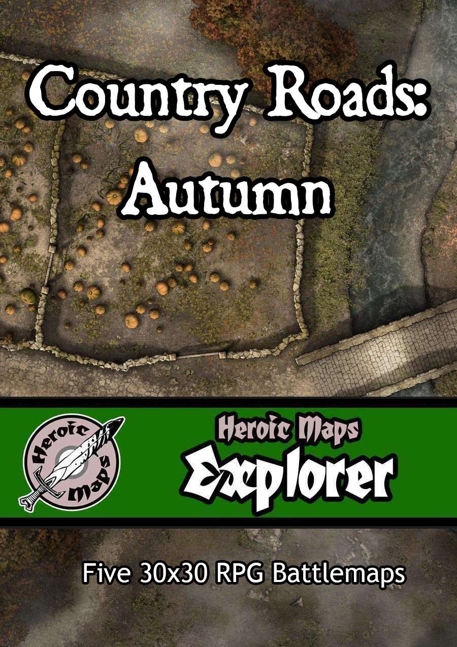 Heroic Maps - Explorer: Country Roads - Autumn - Heroic Maps | Ruins ...