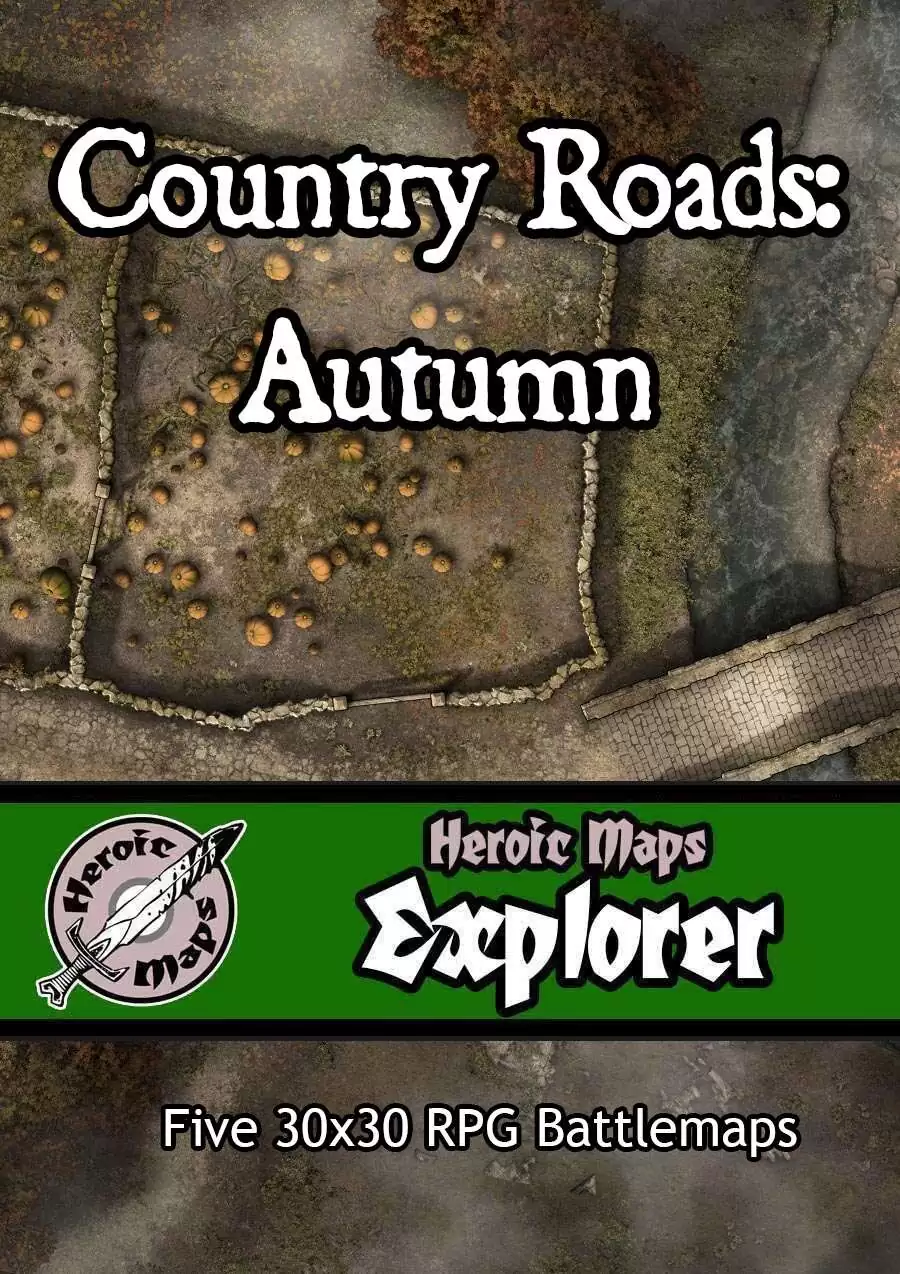 Heroic Maps - Explorer: Country Roads - Autumn - Heroic Maps | Ruins ...