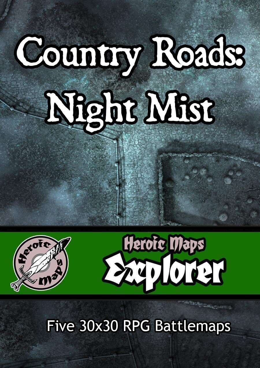 Heroic Maps - Explorer: Country Roads - Night Mist - Heroic Maps ...