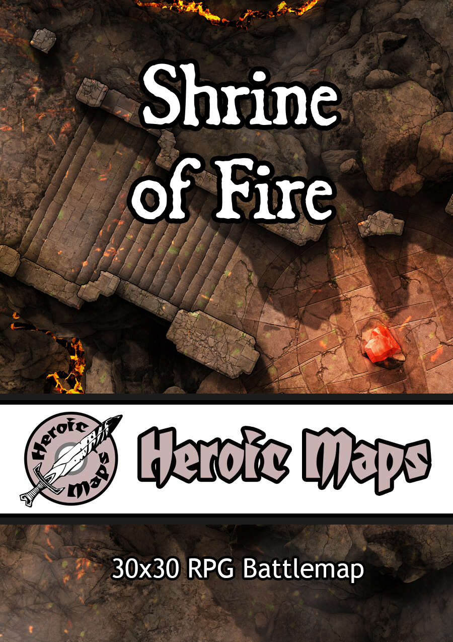 Heroic Maps - Shrine of Fire - Heroic Maps | Ruins | Temples & Churches ...