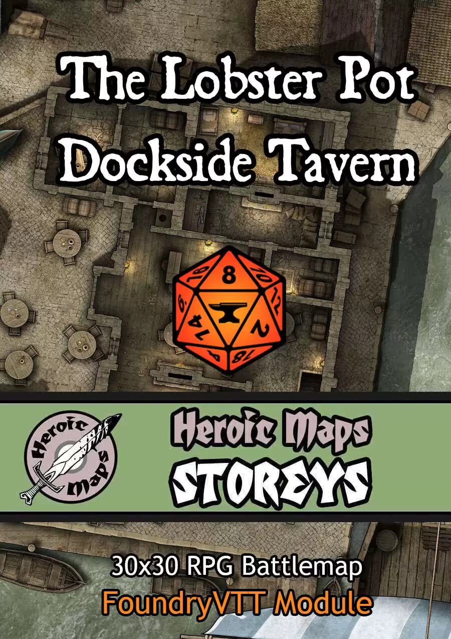 Heroic Maps - Storeys: The Lobster Pot Dockside Tavern Foundry VTT ...