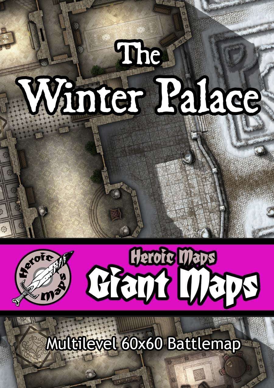 Heroic Maps - Giant Maps: The Winter Palace - Heroic Maps | Buildings ...