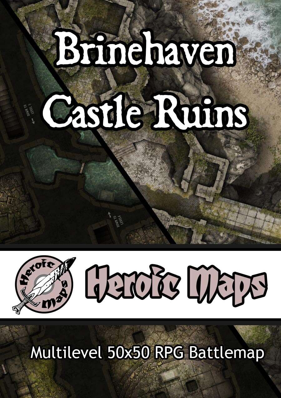 Heroic Maps - Brinehaven Castle Ruins - Heroic Maps | Buildings ...