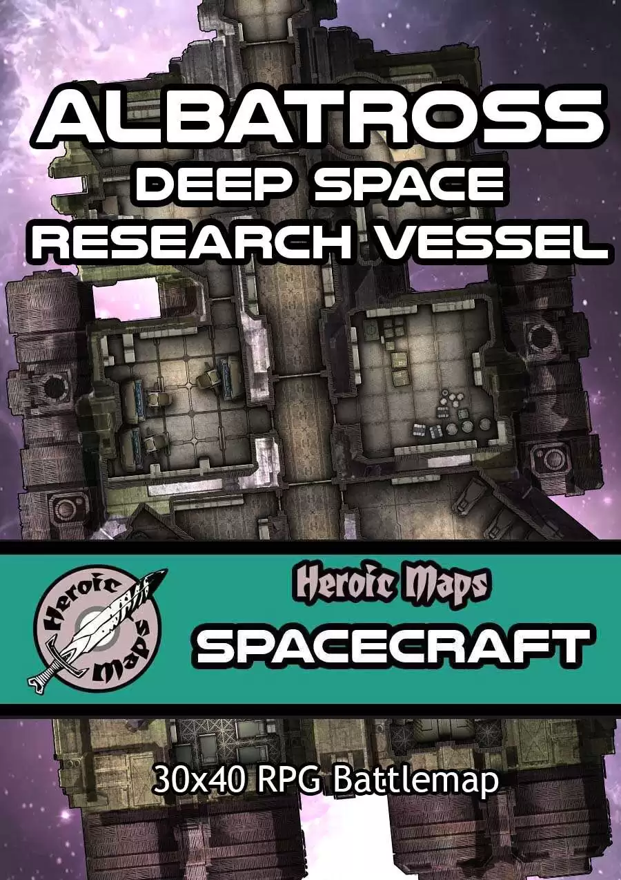 Heroic Maps - Spacecraft: Albatross Deep Space Research Vessel - Heroic ...