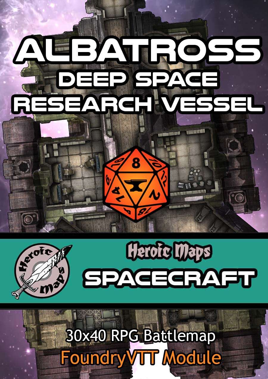 Heroic Maps - Spacecraft: Albatross Deep Space Research Vessel Foundry ...