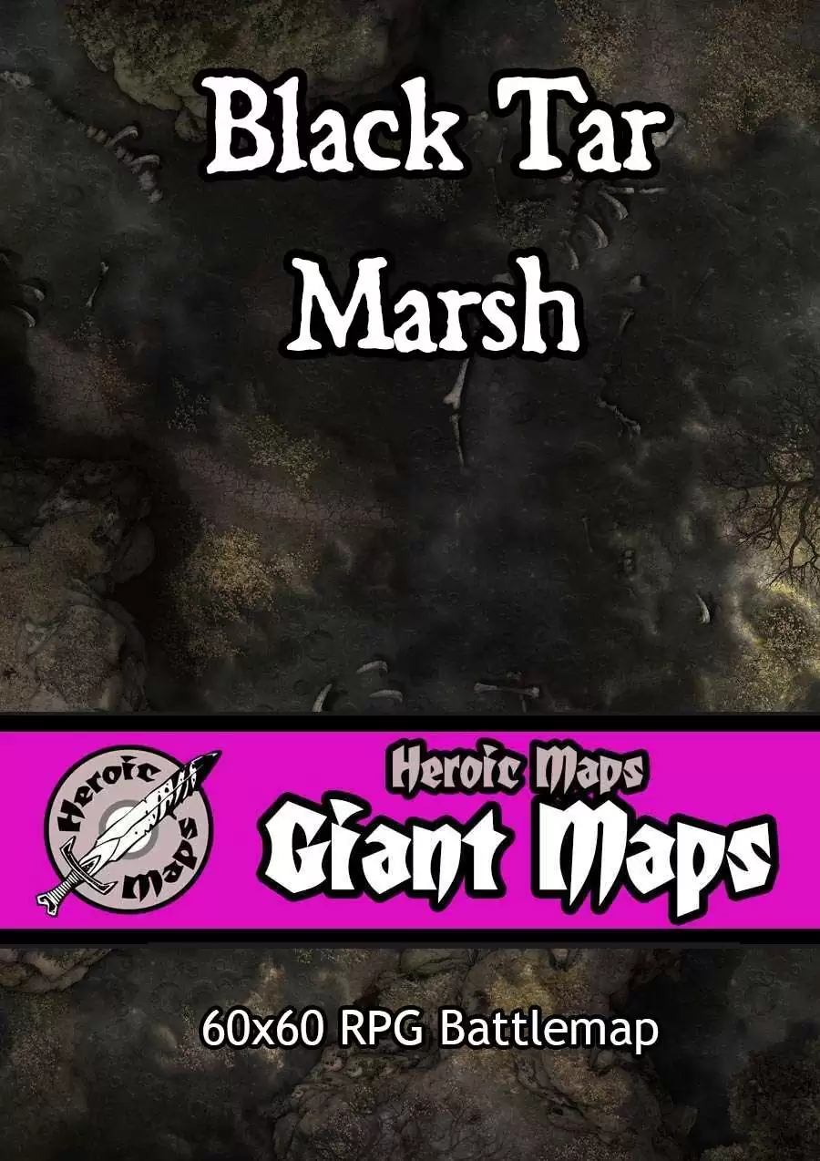 Heroic Maps - Black Tar Marsh - Heroic Maps | Wilderness | Rivers ...