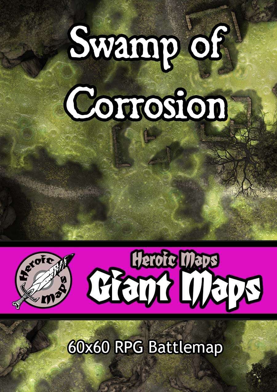 Heroic Maps - The Swamp of Corrosion - Heroic Maps | Wilderness ...