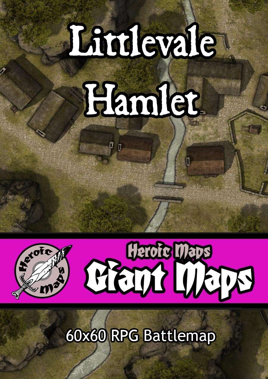 Heroic Maps - Littlevale Hamlet - Heroic Maps | Cities | Wilderness ...