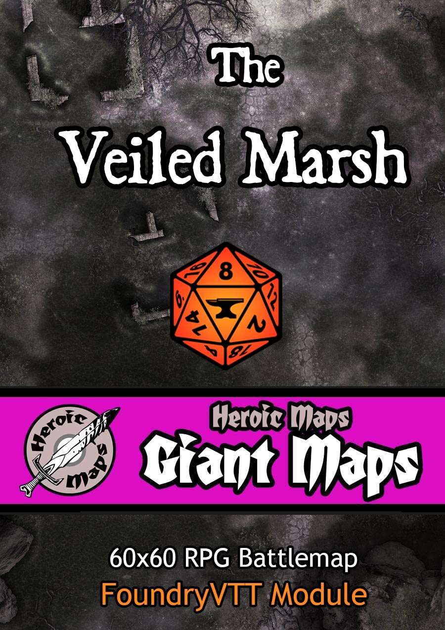 Heroic Maps - The Veiled Marsh Foundry VTT Module - Heroic Maps ...
