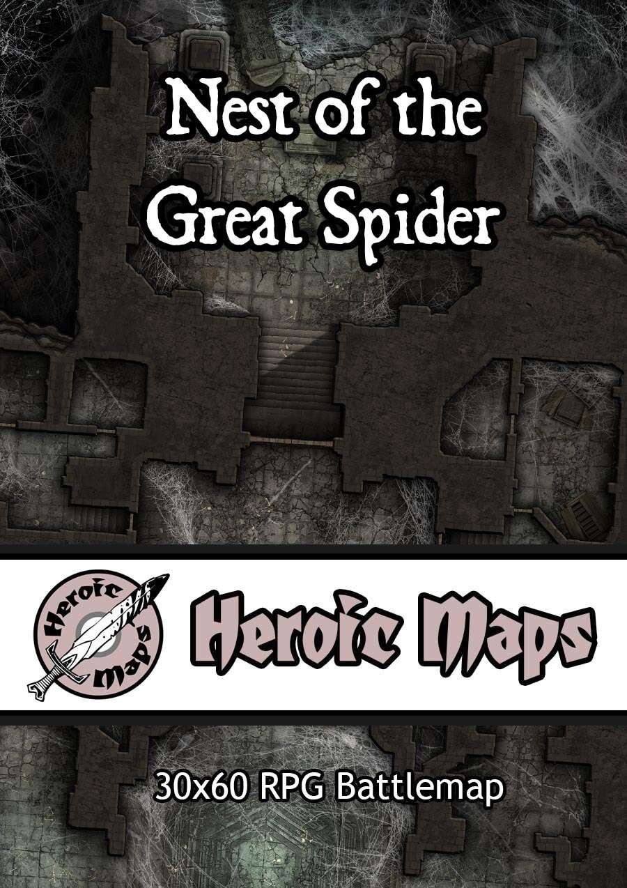 Heroic Maps - Nest of the Great Spider - Heroic Maps | Buildings ...