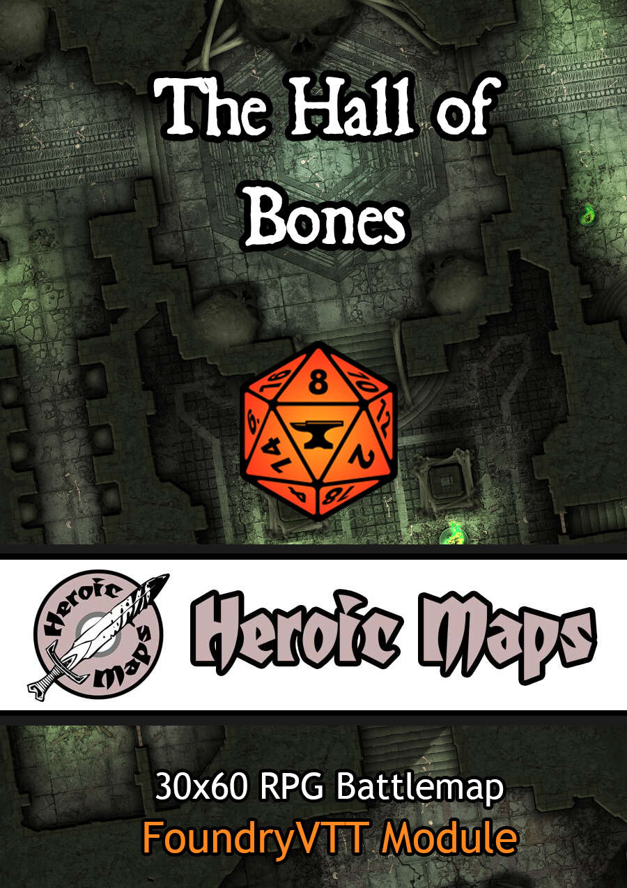 Heroic Maps - The Hall of Bones Foundry VTT Module - Heroic Maps ...