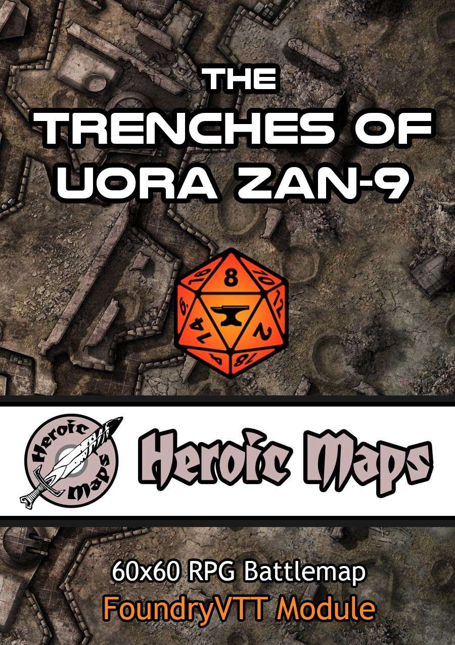 Heroic Maps - Trenches of Uora Zan 9 Foundry VTT Module - Heroic Maps ...