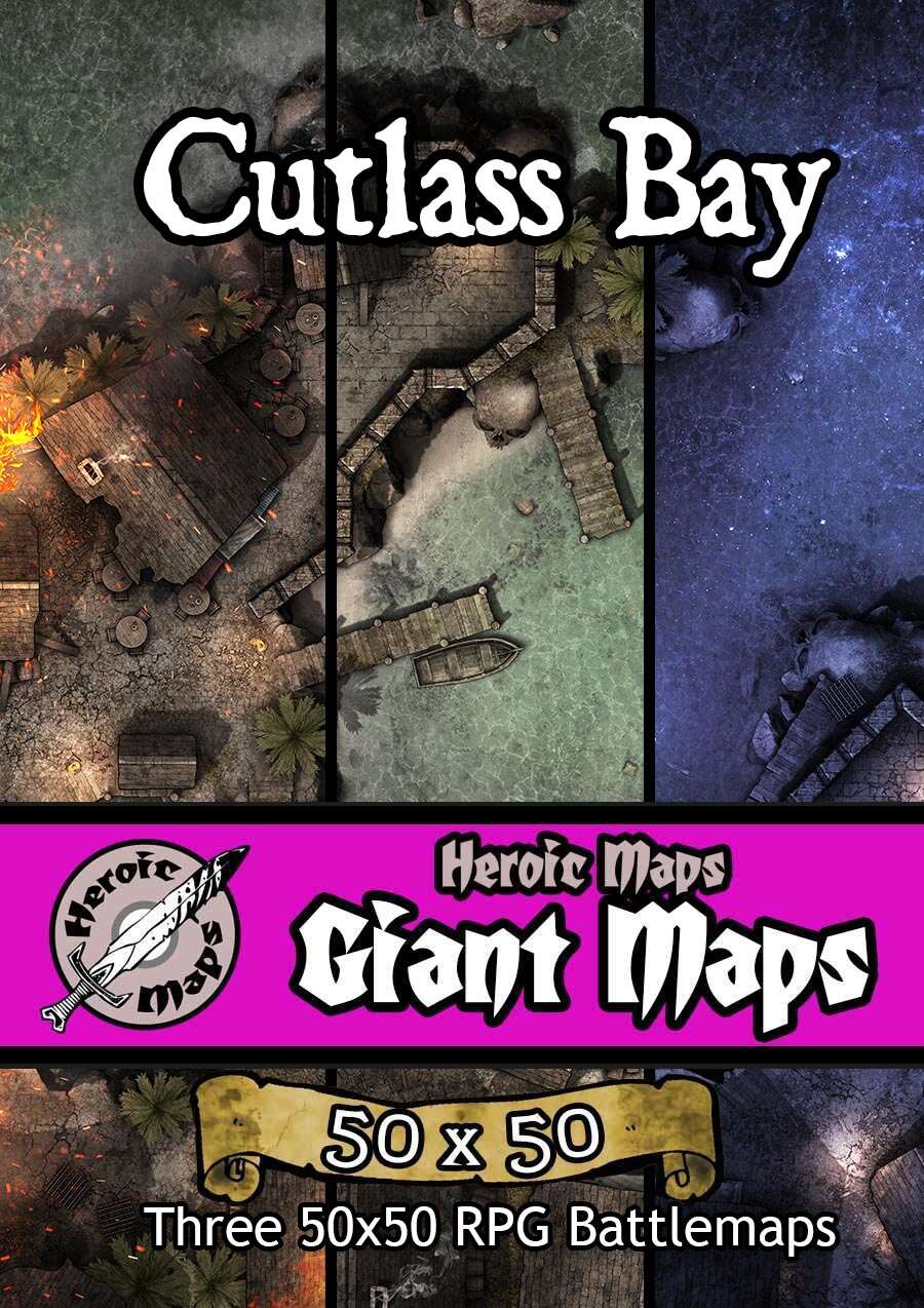 Heroic Maps - Giant Maps: Cutlass Bay - Heroic Maps | Buildings ...