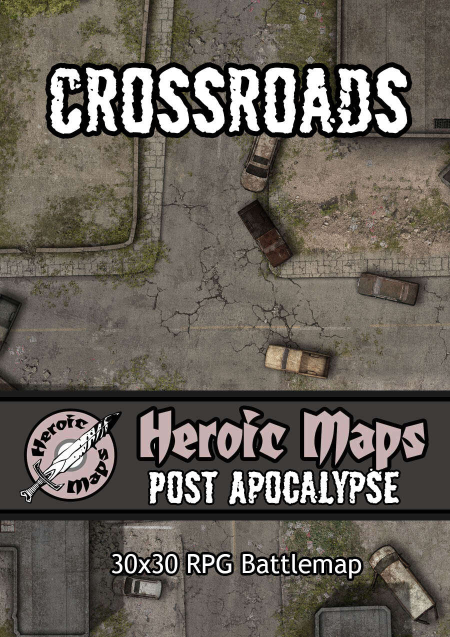 Heroic Maps - Post Apocalypse: Crossroads - Heroic Maps | Buildings ...