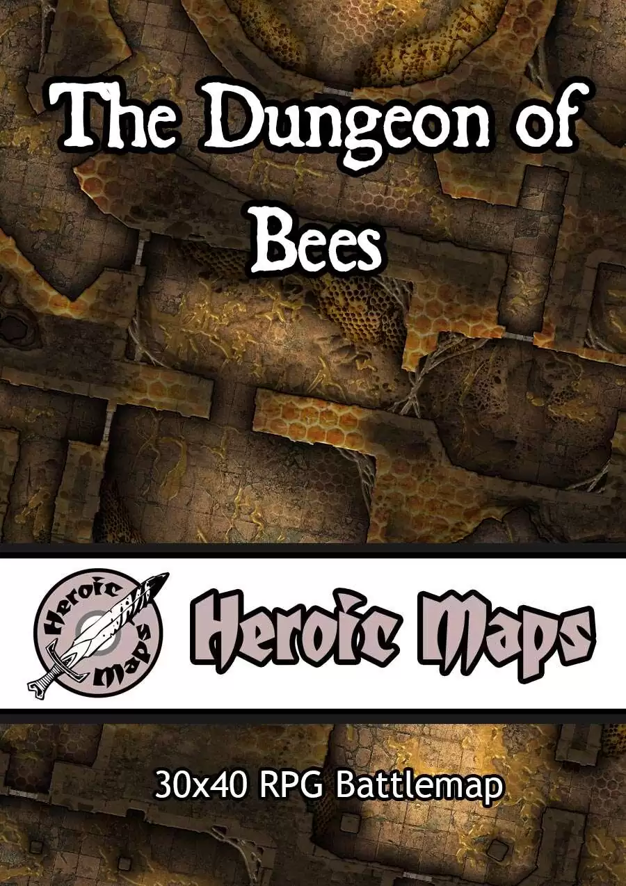 Heroic Maps - The Dungeon of Bees - Heroic Maps | Buildings | Caverns ...