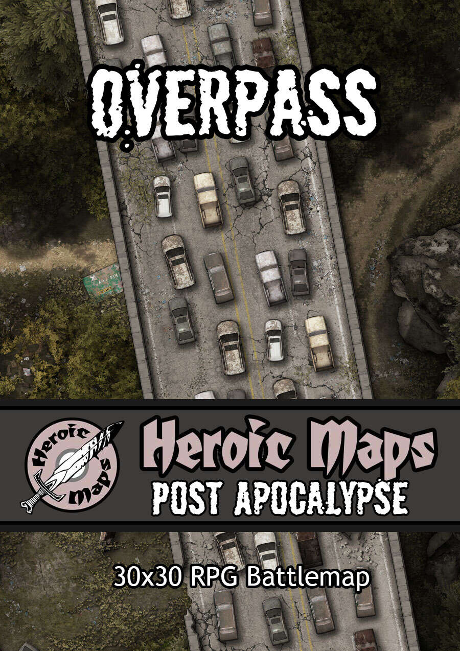 Heroic Maps - Post Apocalypse: Overpass - Heroic Maps | Buildings ...