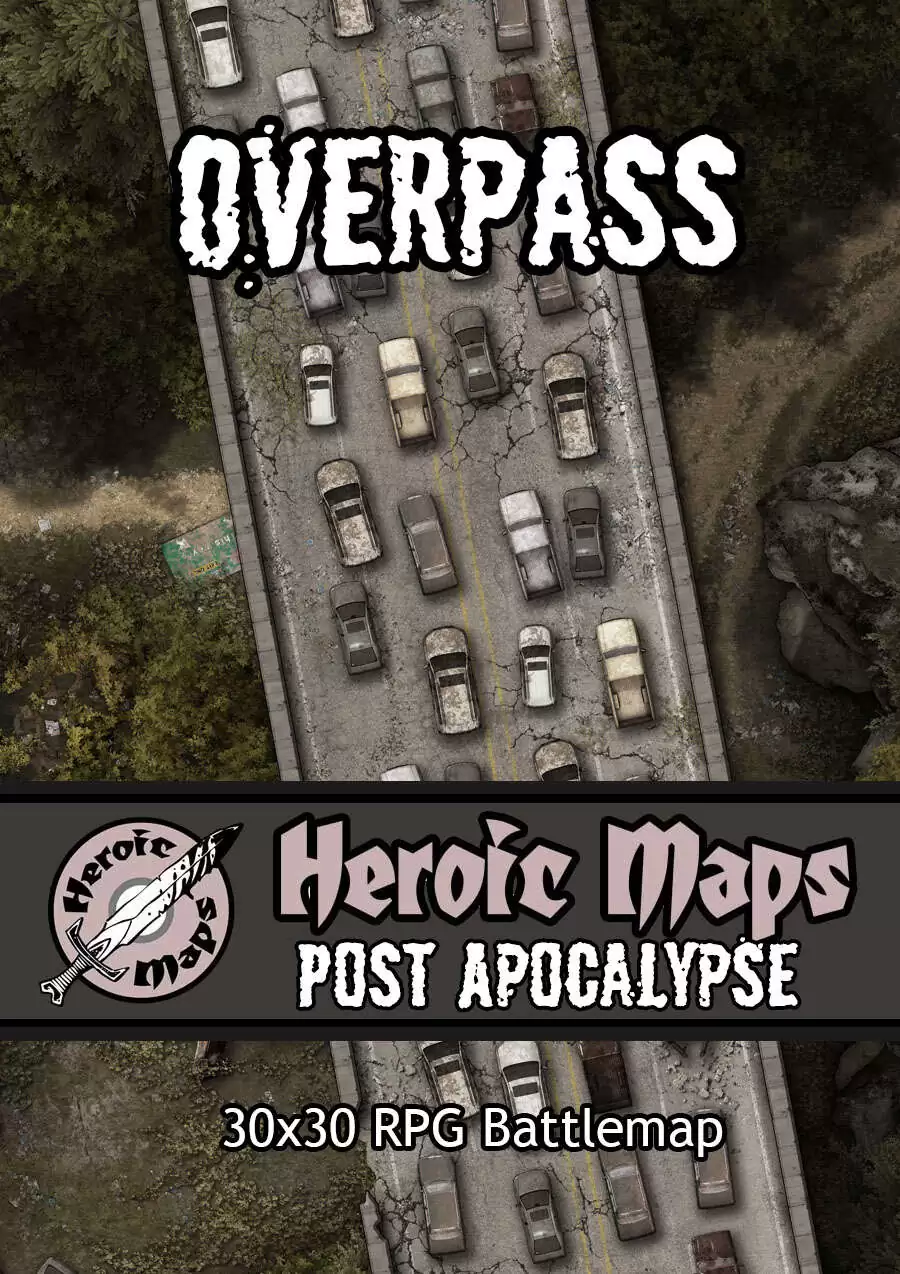Heroic Maps - Post Apocalypse: Overpass - Heroic Maps | Buildings ...