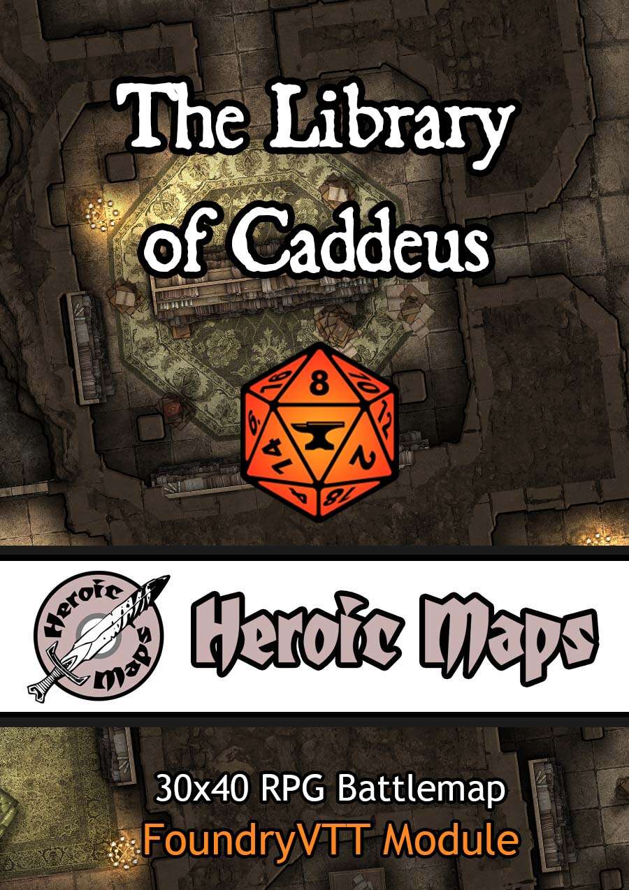 Heroic Maps - The Library of Caddeus Foundry VTT Module - Heroic Maps ...