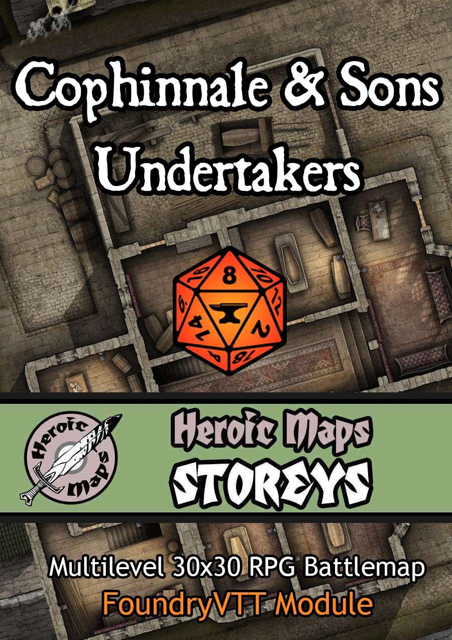 Heroic Maps - Storeys: Cophinnale & Sons Undertakers Foundry VTT Module ...
