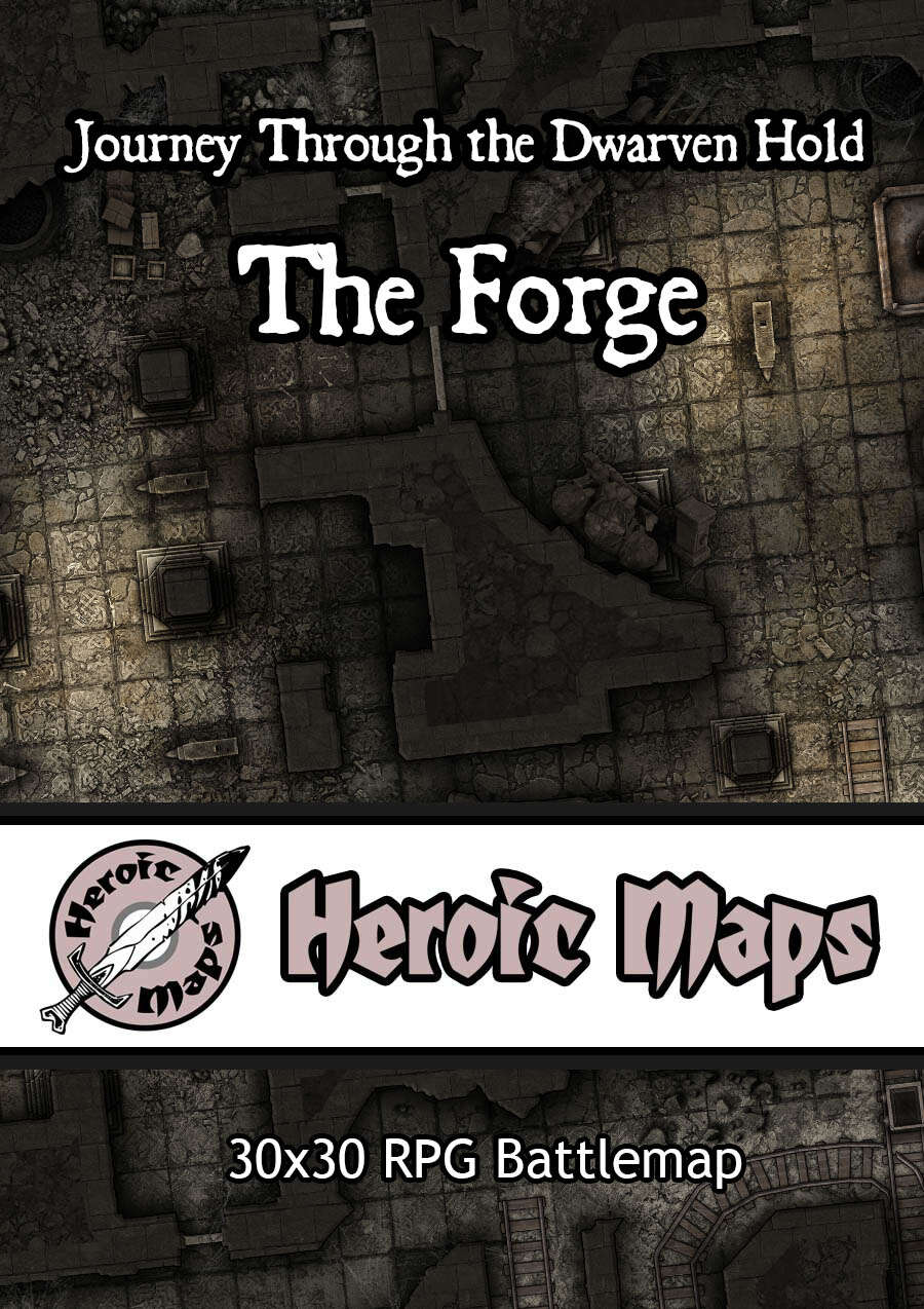 Heroic Maps - Journey Through the Dwarven Hold: The Forge - Heroic Maps ...