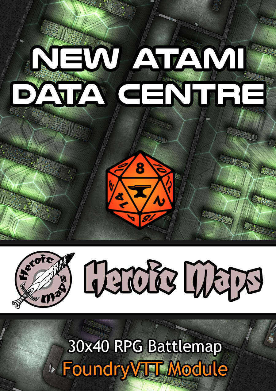 Heroic Maps - New Atami Data Centre Foundry VTT Module - Heroic Maps ...
