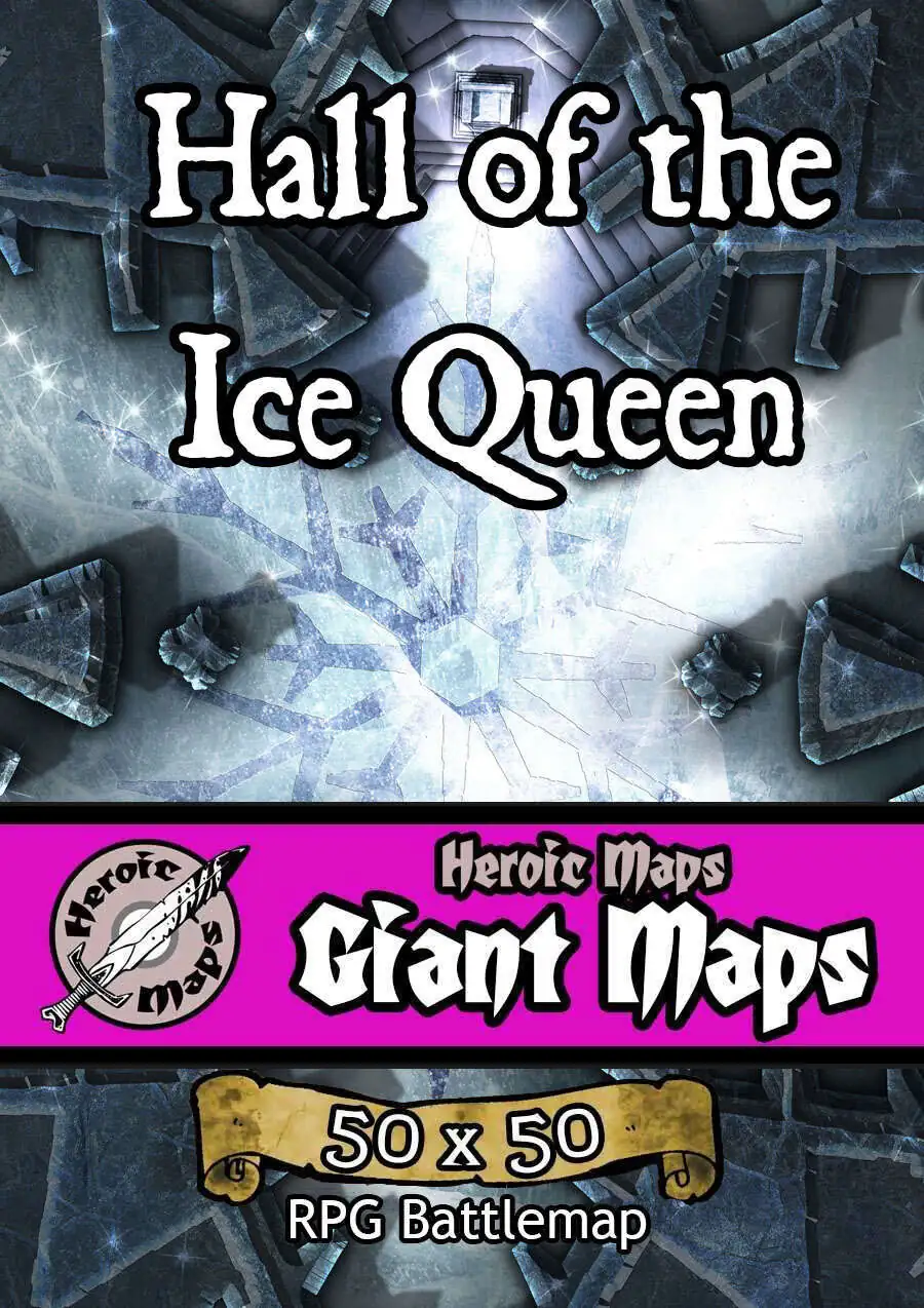 Heroic Maps - Giant Maps: Hall of the Ice Queen - Heroic Maps | Caverns ...